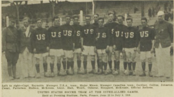 Soccer at the Inter-Allied Games of 1919: The United States – Society ...
