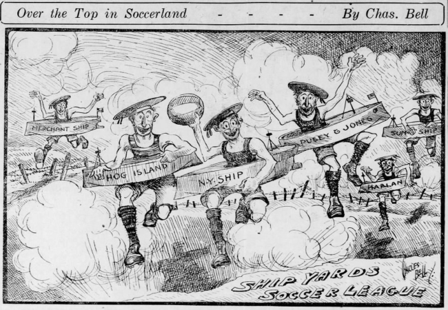 Shipyardfs League comic Inq 10-9-1918 p12 – Society for American Soccer ...